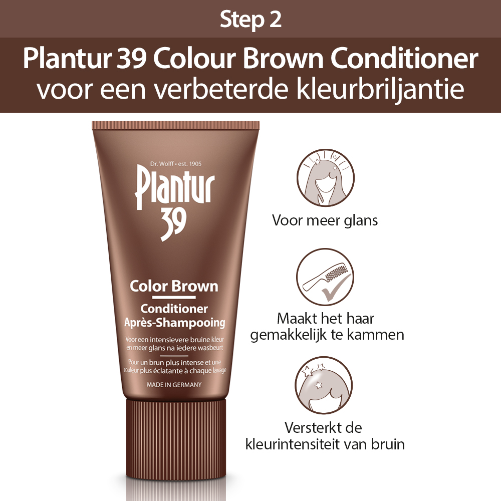 Plantur 39 Color Brown Conditioner voor een schitterende bruine haarkleur