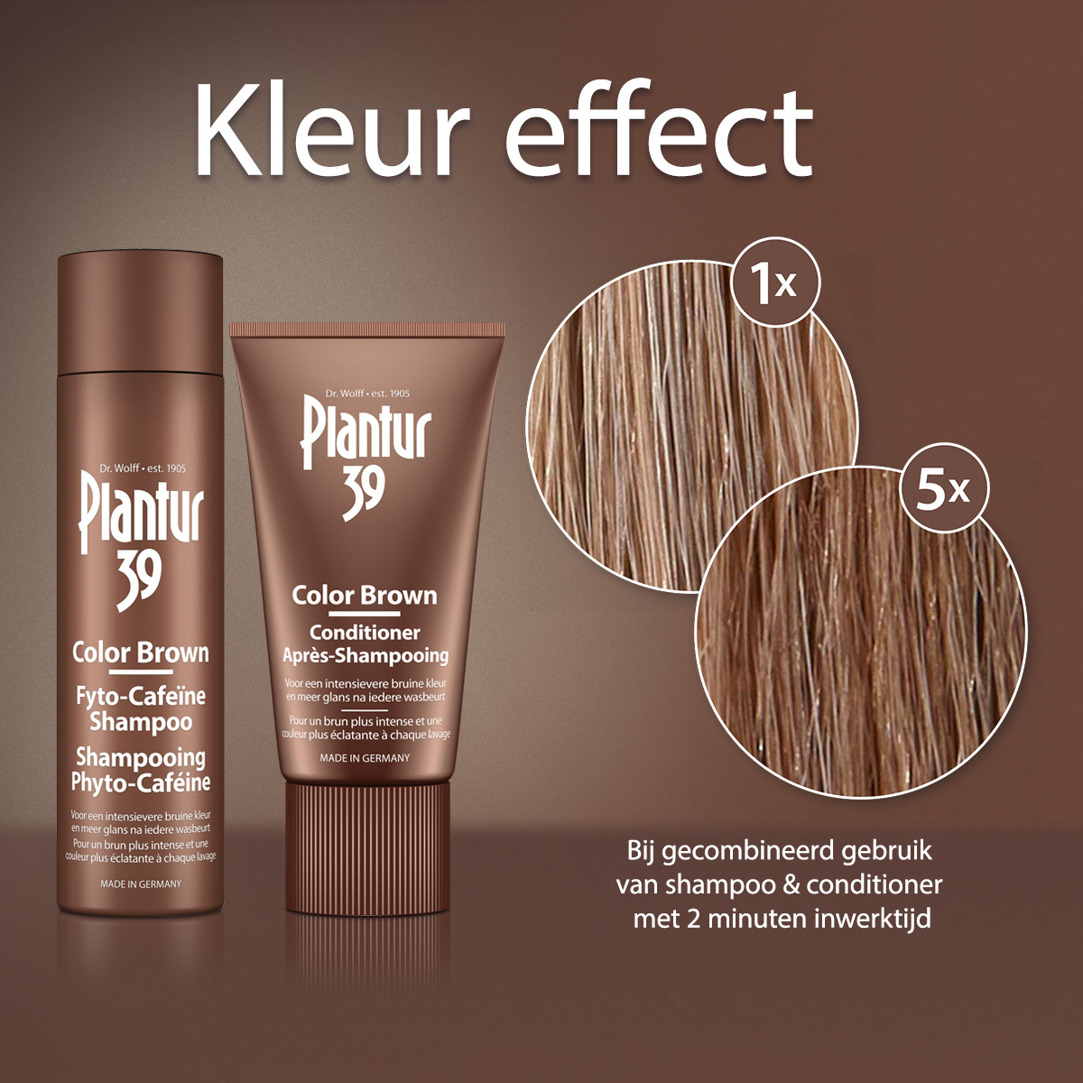 Plantur 39 Color Brown Conditioner voor een schitterende bruine haarkleur